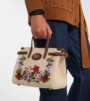 Valentino Garavani Antibes Medium Canvas Top Handle Bag - Multicoloured