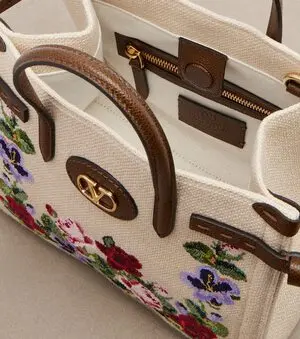 Valentino Garavani Antibes Medium Canvas Top Handle Bag - Multicoloured