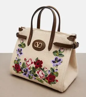 Valentino Garavani Antibes Medium Canvas Top Handle Bag - Multicoloured