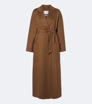 Max Mara Cashmere Wrap Coat - Brown