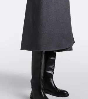 Max Mara Cashmere Wrap Coat - Grey