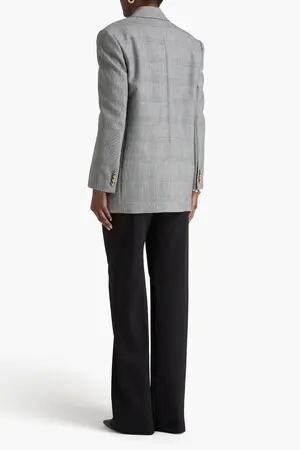 Zimmermann Doublebreasted Prince Of Wales Checked Woolblend Blazer