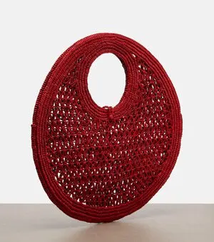 Jacquemus Spiaggia Raffia Top-handle Bag
