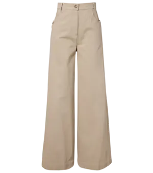 Max Mara High-rise Wide-leg Jeans - Beige
