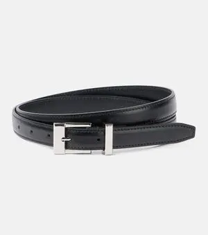 Khaite Manhattan Leather Belt - Black