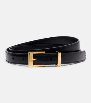 Khaite Leather Belt - Black