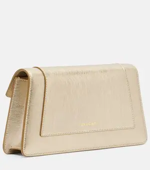 BVLGARI Serpenti Forever Metallic Leather Clutch