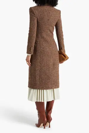 Zimmermann Doublebreasted Donegal Tweed Coat