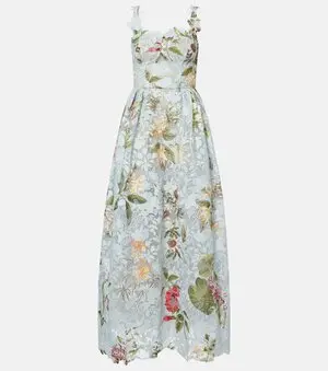 Oscar De La Renta Plain Evening Dresses