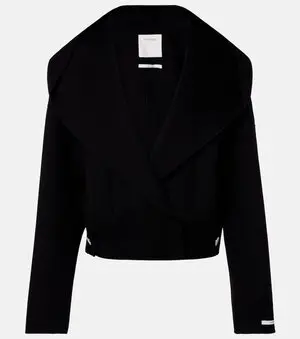 Sportmax Double-breasted Wool Jacket - Black