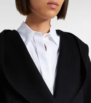 Sportmax Double-breasted Wool Jacket