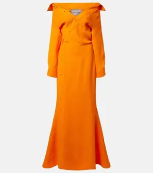 Balenciaga Slit Evening Dresses