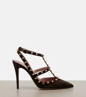 Valentino Garavani Rockstud Suede Pumps