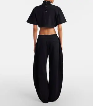 Alaïa Cotton Fleece Sweatpants