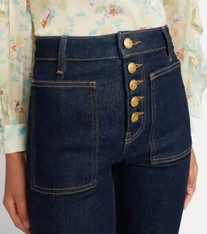 Ulla Johnson Lou Flared Jeans - Blue