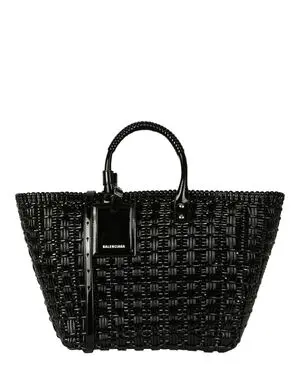Balenciaga Bistro S Basket Top Handle Bag Black