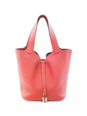 Hermès Hermès Picotin Lock MM Handbag Red
