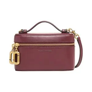 Marc Jacobs The E/w Vanity Bag 'dark Port - Red