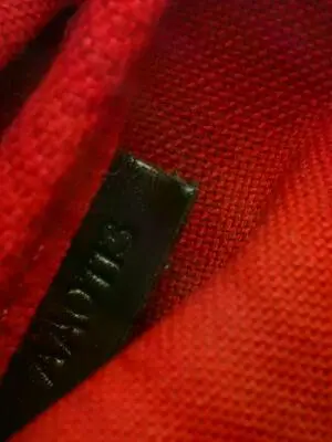 LOUIS VUITTON Eva Damier Ebene Handbag