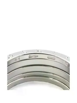 BVLGARI B.zero1 18k White Gold Four-band Ring
