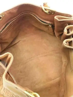 Bottega Veneta 2000s Intrecciato Leather Tote Bag