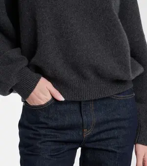 Khaite Margaux Oversized Cashmere Sweater - Grey
