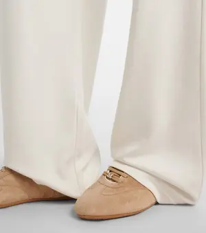 Max Mara Suede Lace-up Sneakers
