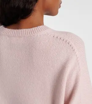 Khaite Margaux Oversized Cashmere Sweater - Pink