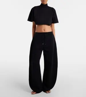 Alaïa Cotton Fleece Sweatpants