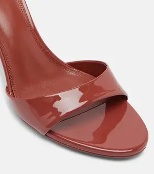 Paris Texas Lidia Patent Leather Mules - Red