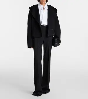 Sportmax Double-breasted Wool Jacket
