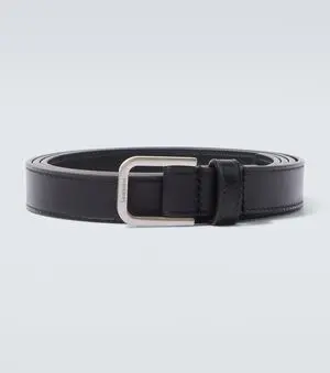 Saint Laurent Leather Belt - Black