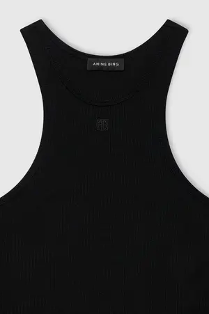 ANINE BING Ribbed Tank Top