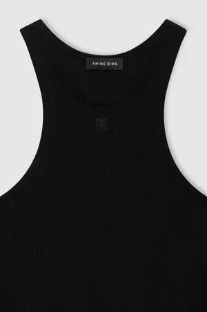 ANINE BING Ribbed Tank Top