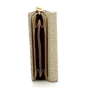 Borbonese Textured Compact Wallet