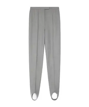 Dries Van Noten Stirrup Design Casual Pants - Gray