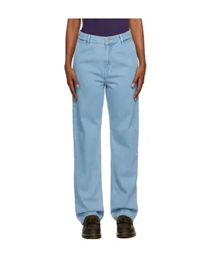 Carhartt Work In Progress High-waist Straight-leg Jeans - Blue