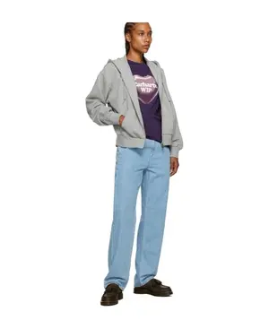 Carhartt Work In Progress High-waist Straight-leg Jeans - Blue