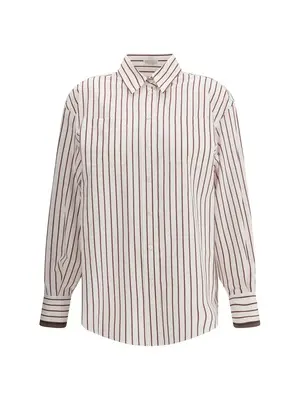 Brunello Cucinelli Striped Button-down Shirt