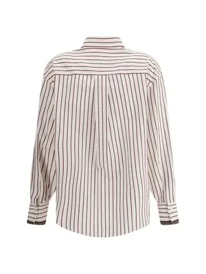 Brunello Cucinelli Striped Button-down Shirt
