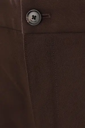 Loro Piana Straight Leg Trousers - Brown