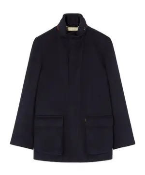 Loro Piana High-neck Long Sleeved Jacket