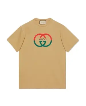 Gucci Cotton Jersey Printed T-shirt - Brown