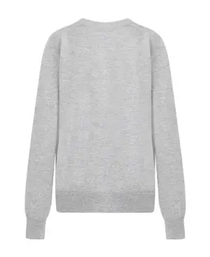 Acne Studios Face Logo Patch V-neck Cardigan