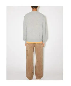 Acne Studios Face Logo Patch V-neck Cardigan