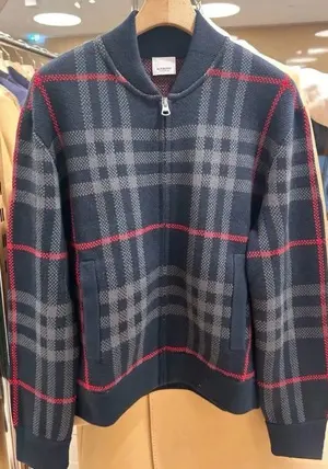Burberry Check Cardigan
