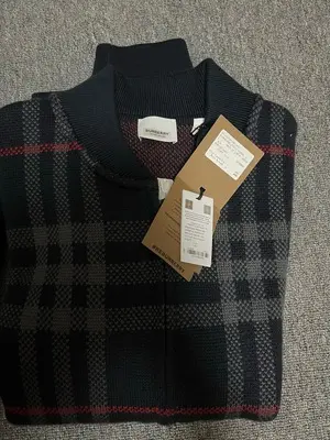 Burberry Check Cardigan