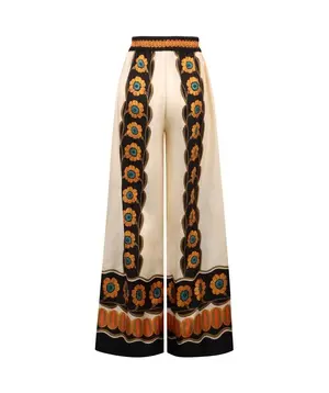 La DoubleJ Printed Wide Leg Trousers