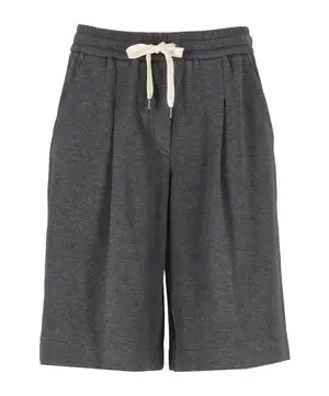 Brunello Cucinelli Drawstring Shorts - Black
