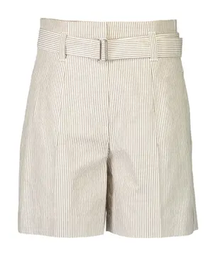 Brunello Cucinelli Belted Tailored Shorts